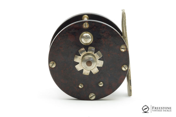 Cozzone - 60yd Marbleized Trout Reel - Freestone Vintage Tackle