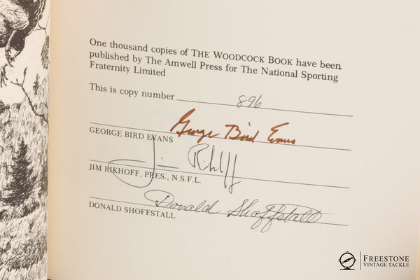 Evans, George Bird - "The Woodcock Book" & "The Ruffed Grouse Book", L ...