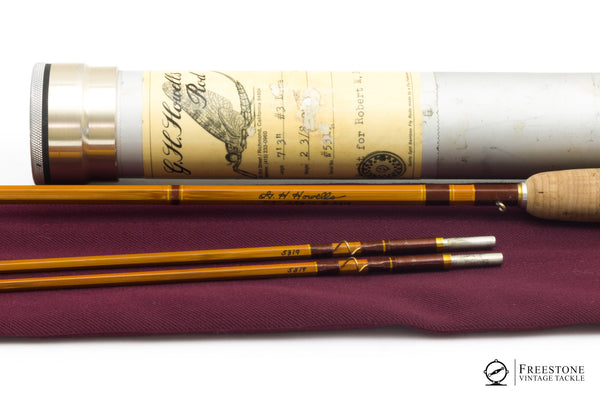Howells, G.H. - 7'3" 2/2 3wt Bamboo Rod - Freestone Vintage Tackle
