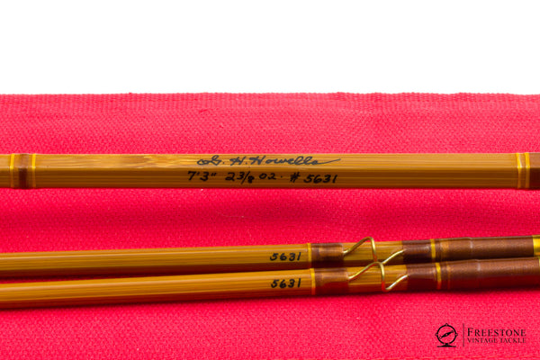Howells, G.H. - 7'3" 2/2 3wt (2 3/8oz) Bamboo Rod - Freestone Vintage ...