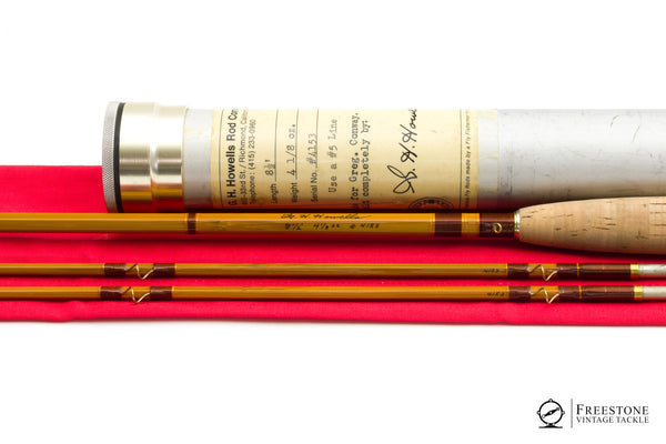 Howells, G.H. - 8'6" 2/2 5wt (4 1/8oz) Bamboo Rod - Freestone Vintage ...
