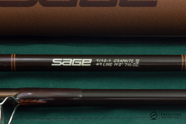 Sage - 9140-4 'Brownie' 14' 4-pc 9wt Graphite Spey Rod - Freestone ...