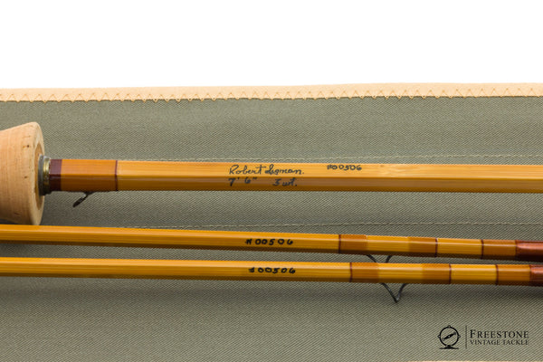 Sigman, Robert - 7'6" 2/2 3wt Bamboo Rod - Freestone Vintage Tackle