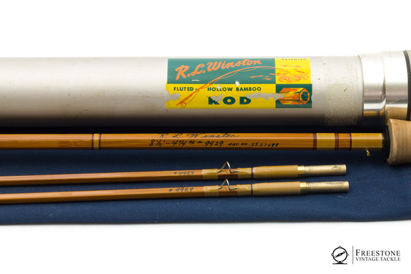 Winston, R.L. - 8'6" 2/2 6wt (4 1/4oz) Bamboo Rod - Freestone Vintage ...