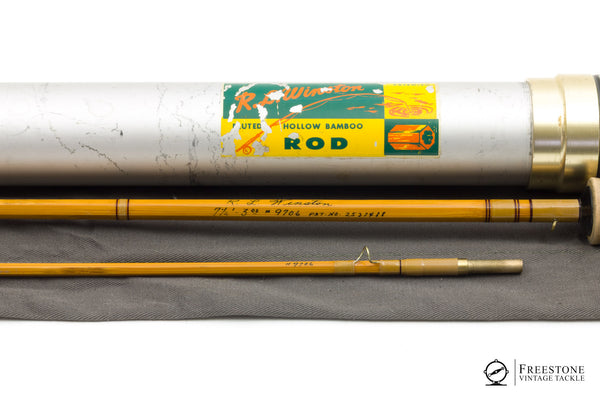 Winston, R.L. - 7'6" 2/1 4wt (3oz) Bamboo Rod - Freestone Vintage Tackle