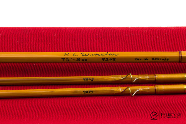Winston, R.L. - 7'6" 2/2 3oz (4wt) Bamboo Rod - Freestone Vintage Tackle