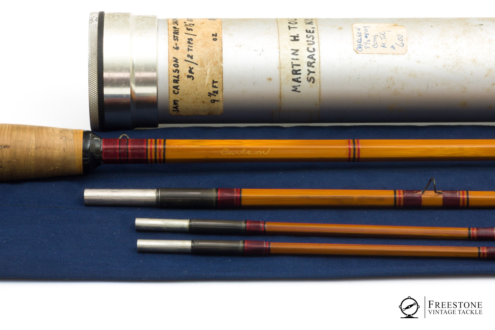 Carlson, Sam - 9'6" 3/2 8wt, 6-strip Bamboo Salmon Rod - Freestone ...