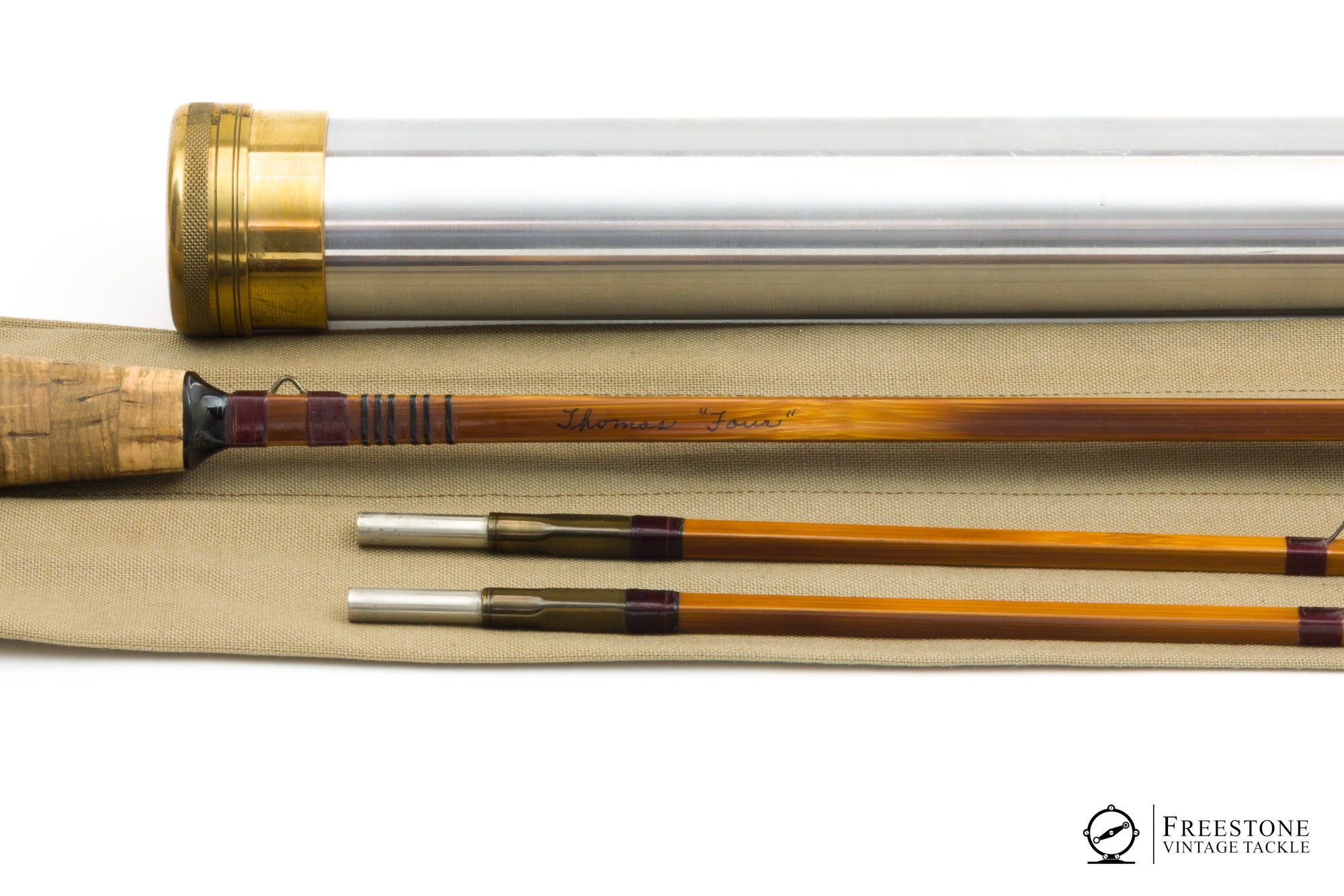 Carlson, Sam - Thomas Four, 8' 2/2 5wt Quad Bamboo Rod - Freestone ...