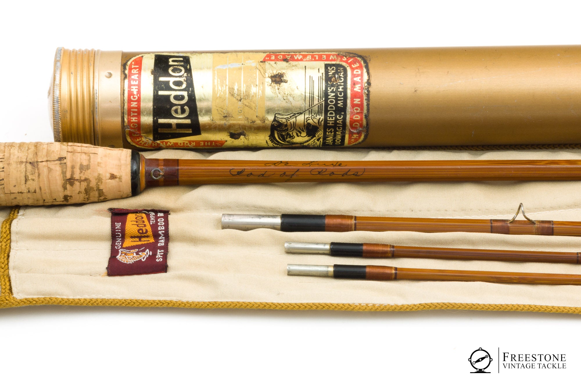 Heddon - Deluxe #1000 "Rod of Rods" - 8' 3/2 5wt Bamboo Rod - Freestone ...