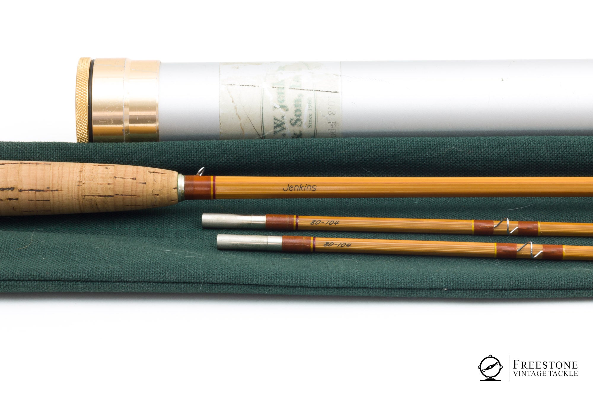 Jenkins, C.W. - Model GA80, 8' 2/2, 4-5wt Bamboo Rod - Freestone ...