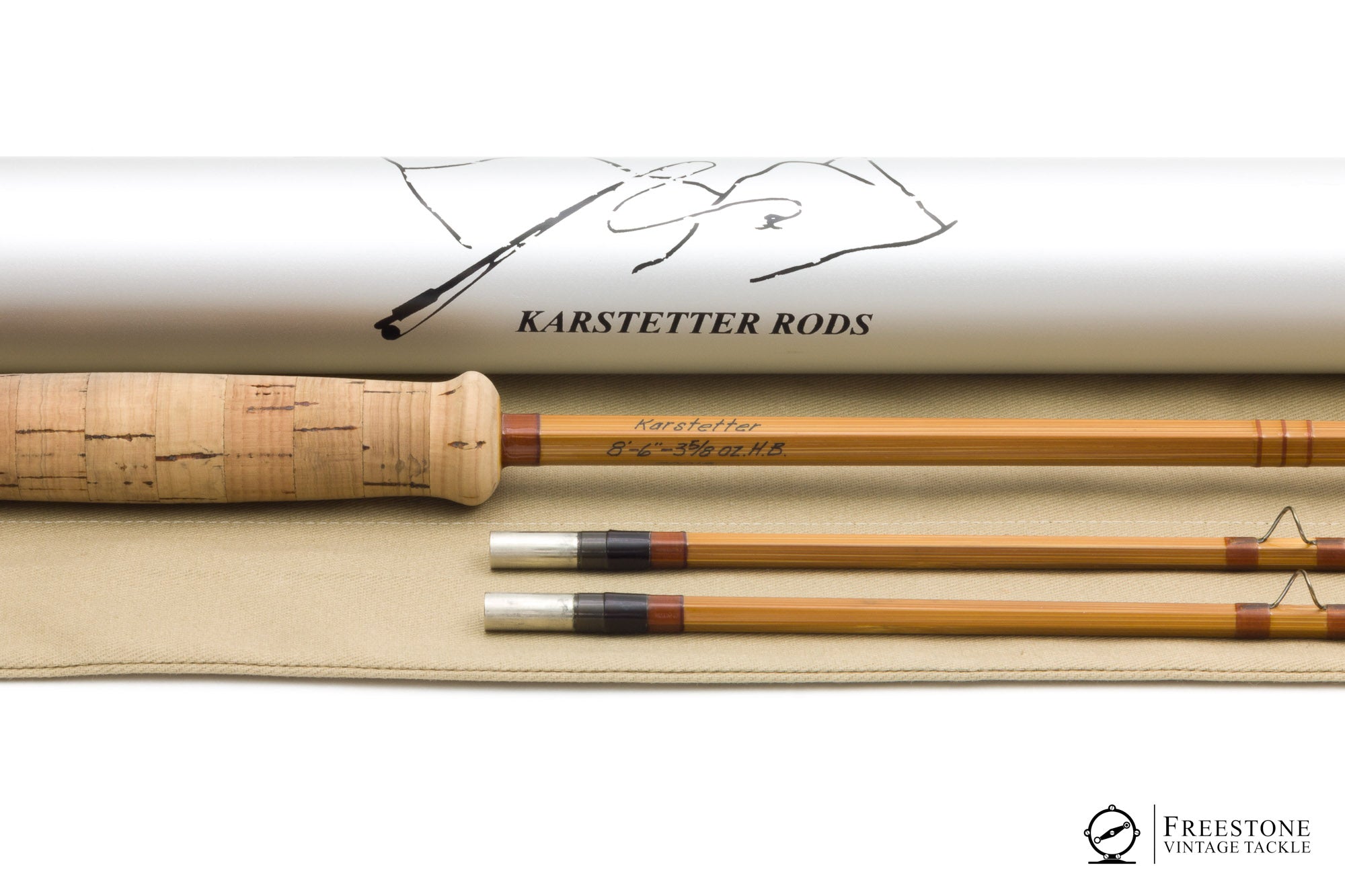 Karstetter, Marty - 8'6" 2/2 5wt Hollow Built Bamboo Fly Rod ...