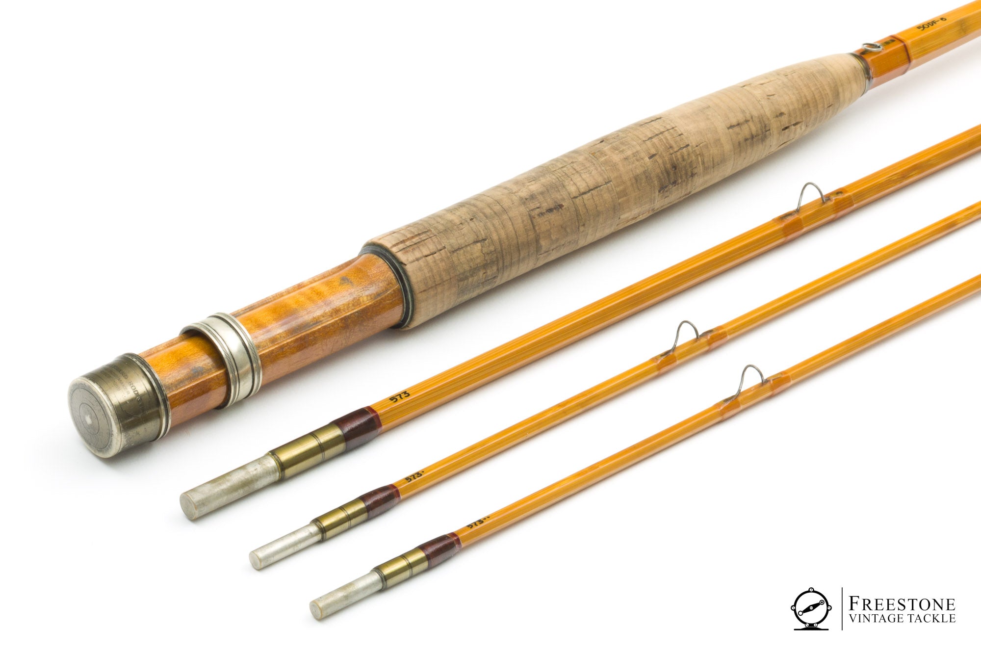 Leonard, H.L. - Model 50DF-6, 8' 3/2 6wt Bamboo Rod - Freestone Vintage Tackle