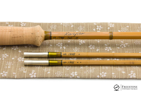 Nakao, Kanjiro - 8'6" 2/2 4wt Hollowbuilt Bamboo Rod - Freestone ...