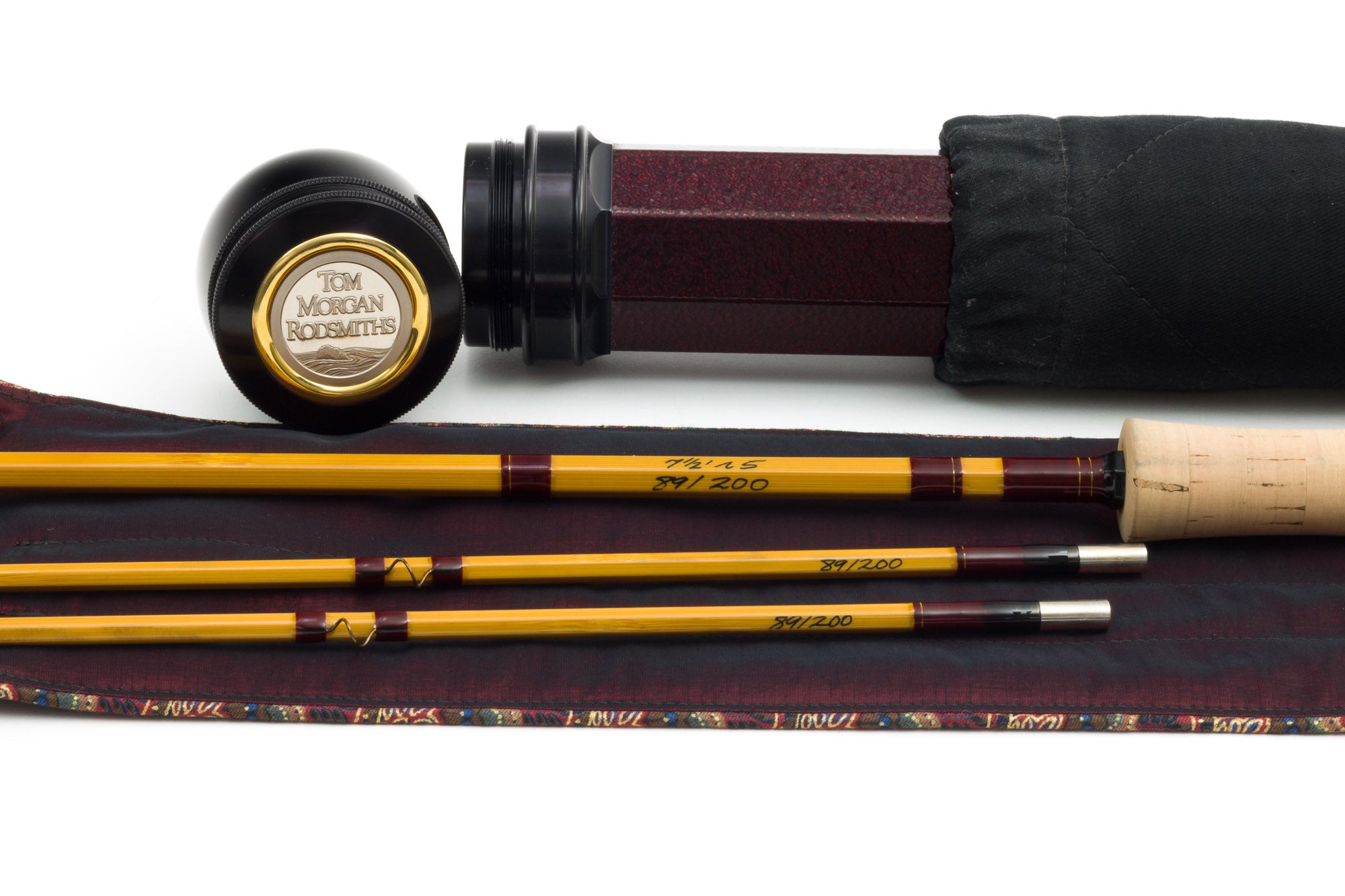Tom Morgan Rodsmiths - 7'6" 2/2 5wt Bamboo Fly Rod - Freestone Vintage ...