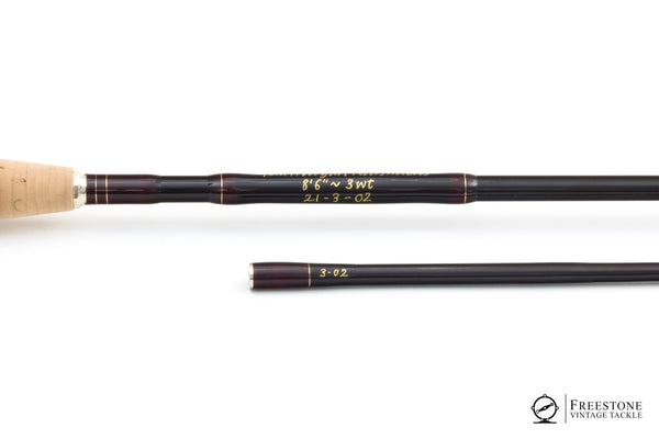 Tom Morgan Rodsmiths - 8'6" 2pc 3wt Graphite Rod - Freestone Vintage Tackle