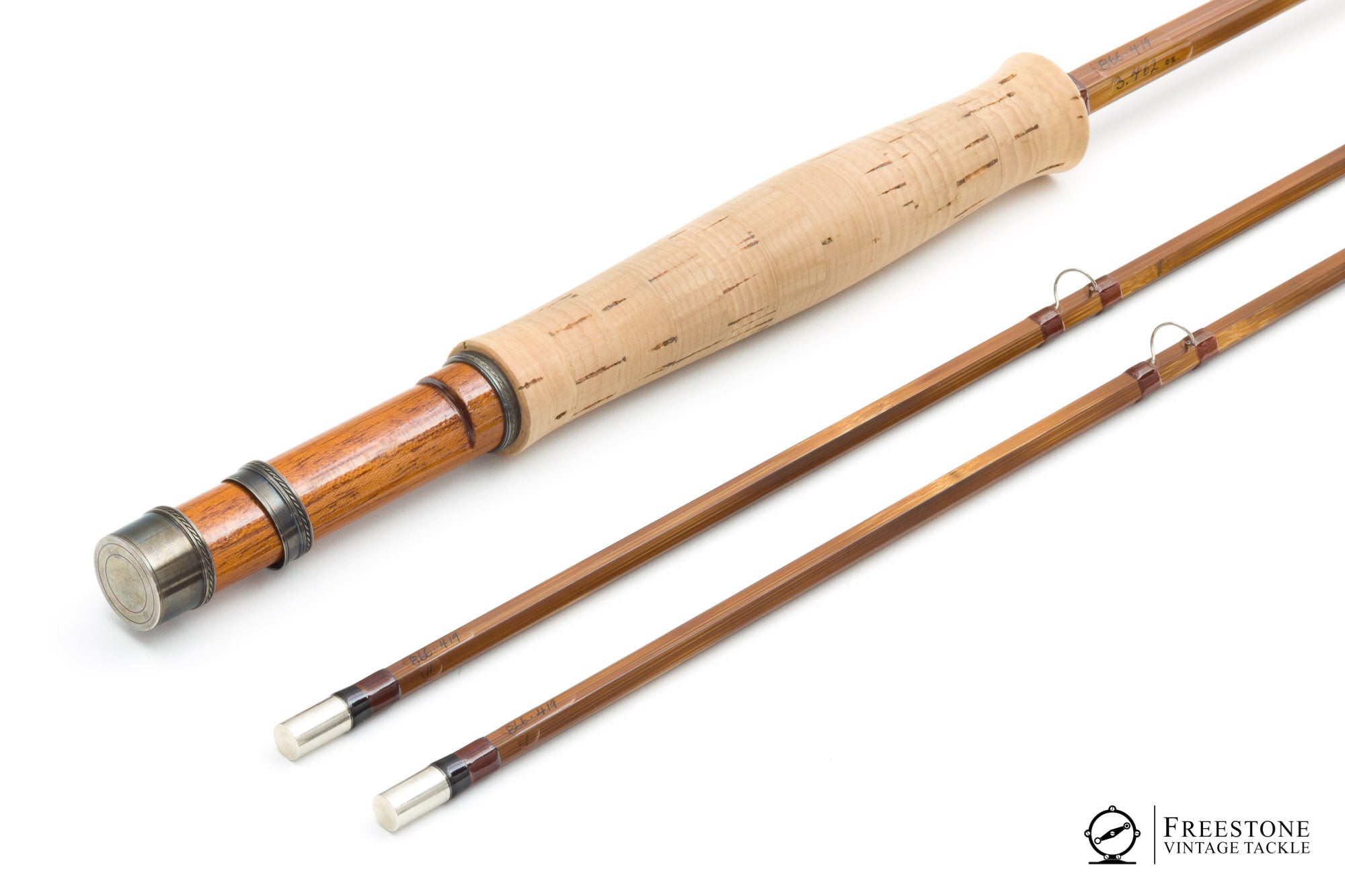 Vance, Chris - 8'6" 6wt 2/2 Hollowbuilt Bamboo Rod - Freestone Vintage ...